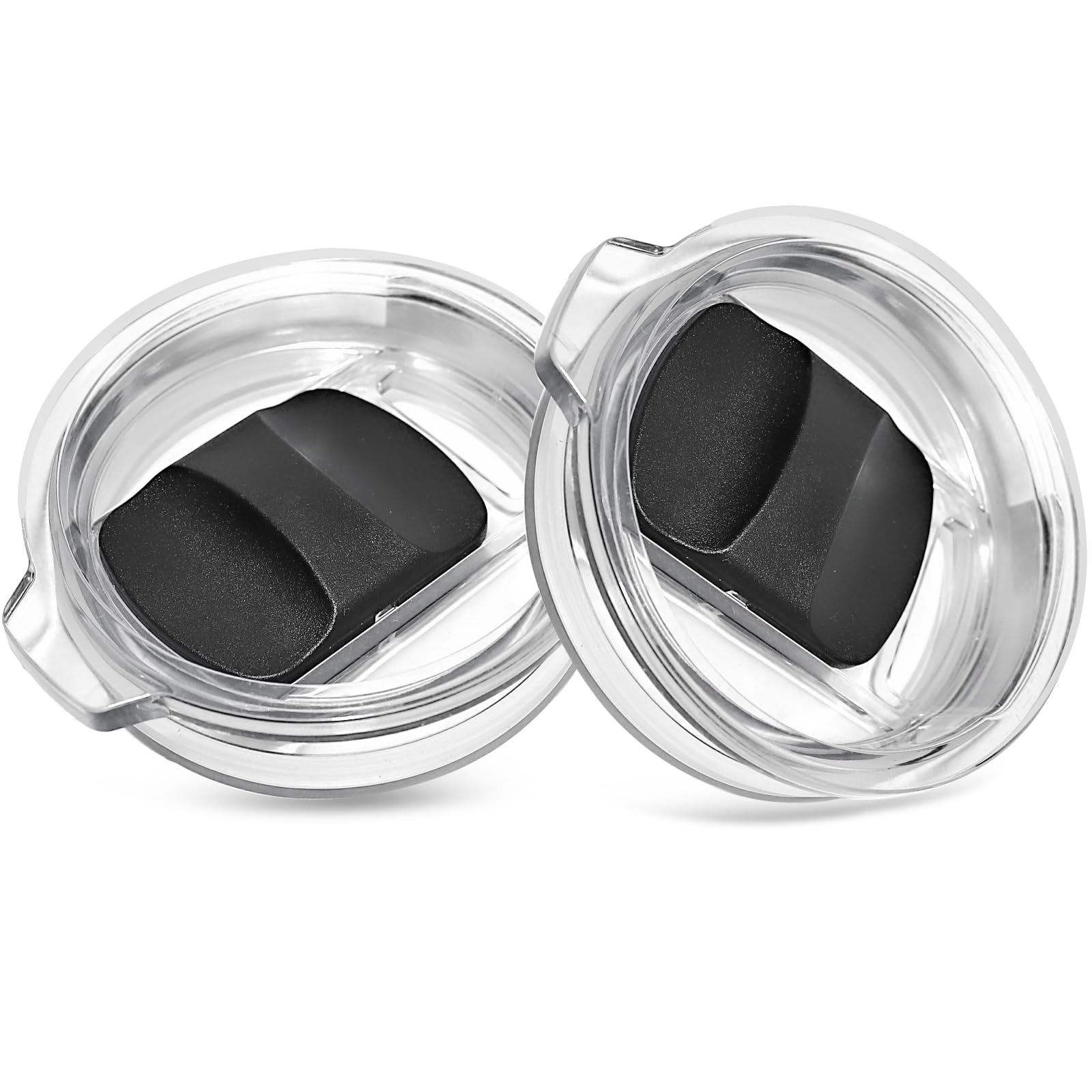 Tumbler Lids for YETI 6 oz/ 8oz/ Stackable Mug & Yeti Rambler 10 oz Tumbler Lid, MagSlider Lids for Yeti Espresso/Coffee Mug 6oz, Replacement Lid for Yeti Rambler 10 oz Wine Tumbler (2 Pack)