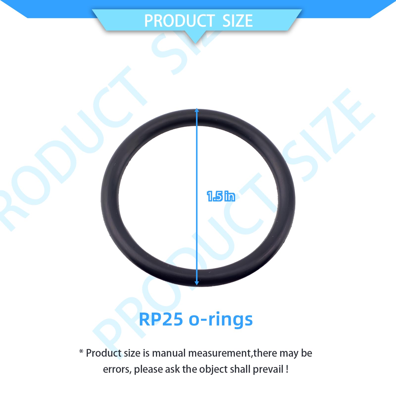 1-1/2Inch O-Rings Compatible with Delta RP25 Faucet Water Fall O-Ring, RP25 O-Rings for Brass Pop-up Drain and Single Handle Kitchen Faucets, Fit Models Produced After 1969, 3 Pack