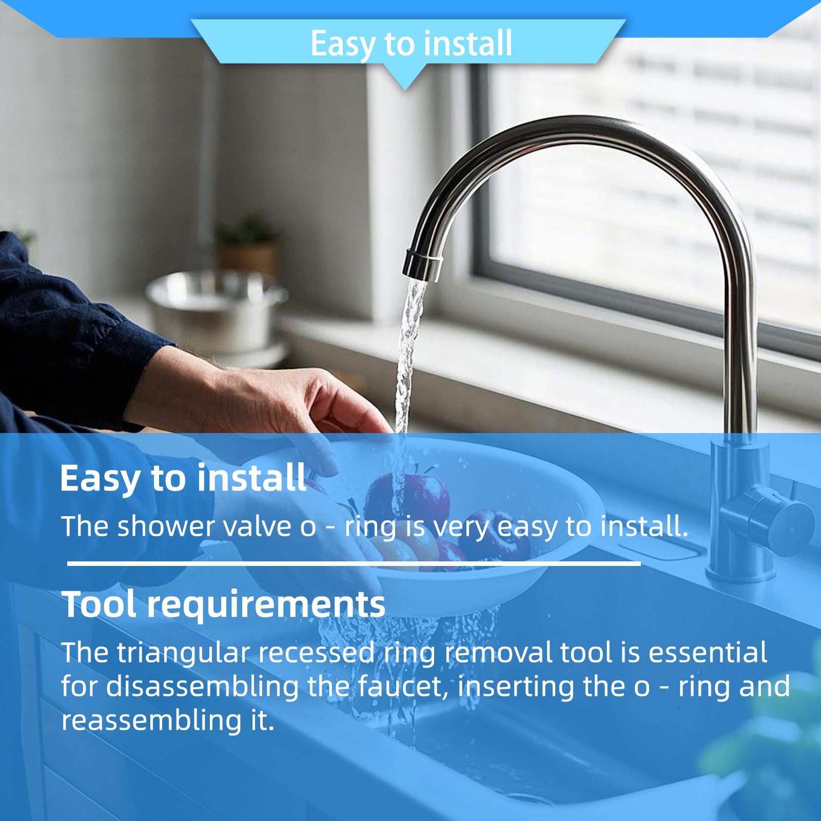 1-1/2Inch O-Rings Compatible with Delta RP25 Faucet Water Fall O-Ring, RP25 O-Rings for Brass Pop-up Drain and Single Handle Kitchen Faucets, Fit Models Produced After 1969, 3 Pack