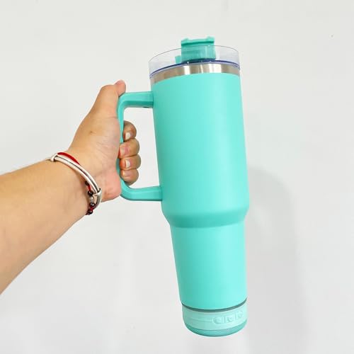 Zidech Music Speaker Tumbler Bluetooth-40 oz tumbler with handle and straw-Insulated Travel Mug - Music Coffee Cup (Grey)