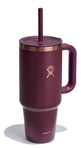 Hydro Flask 40 Oz Travel Tumbler Black Cherry Rose Gold