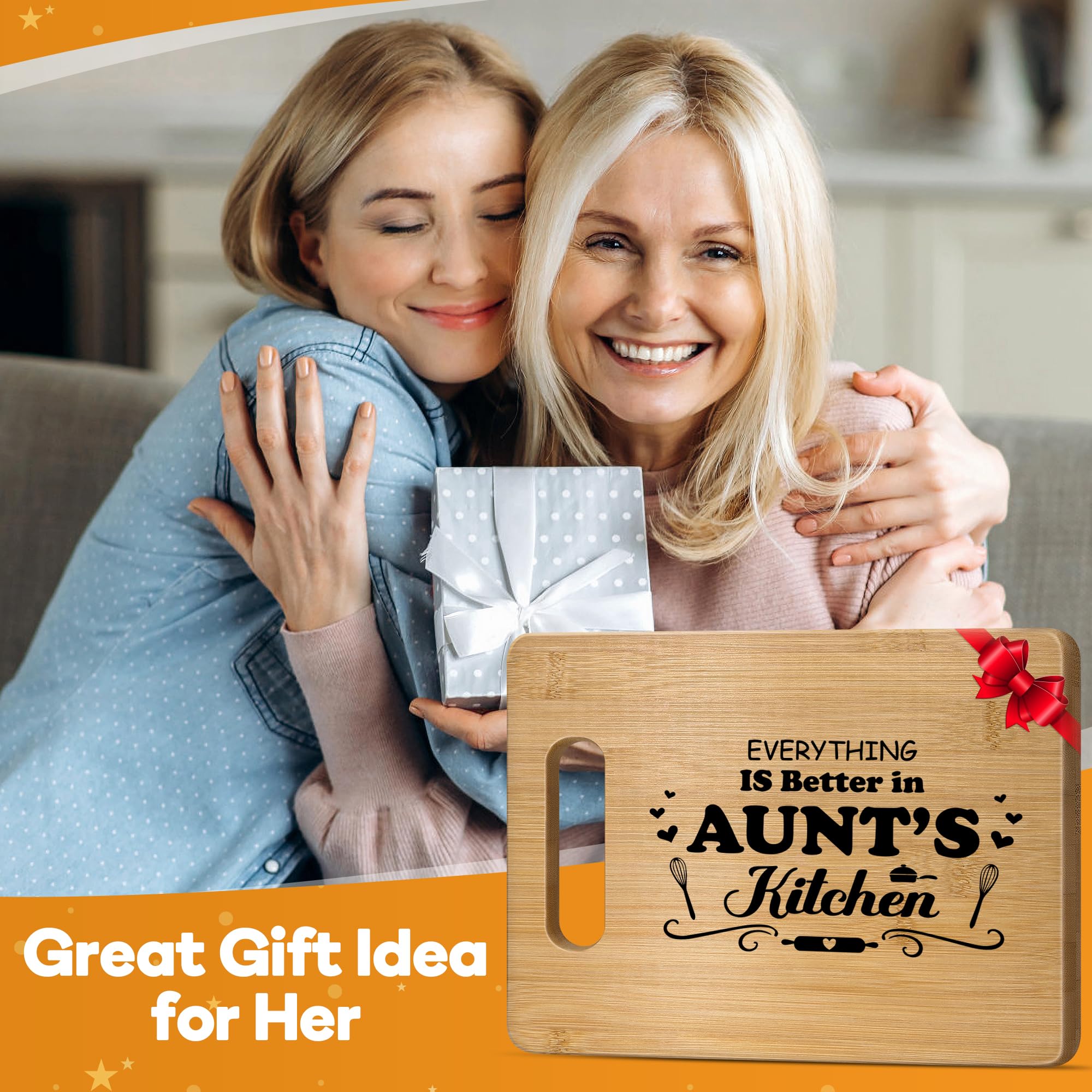 GwhyGifts Uncle and Aunt Gifts,Funny Socks 20 Oz Tumbler and Personalized Cutting Board