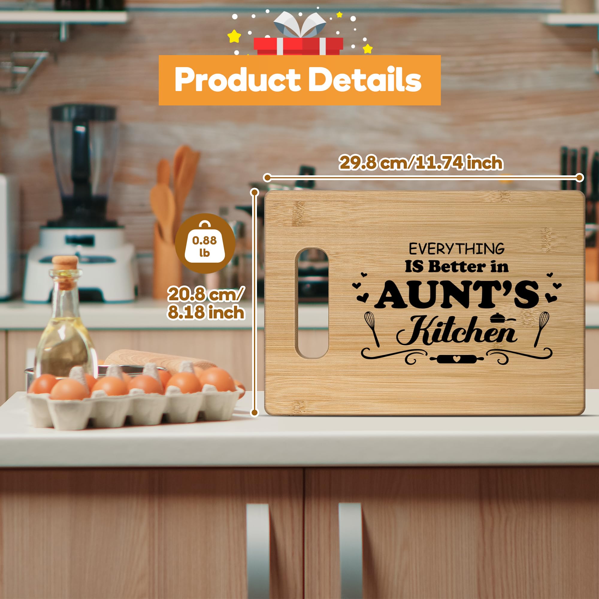 GwhyGifts Uncle and Aunt Gifts,Funny Socks 20 Oz Tumbler and Personalized Cutting Board